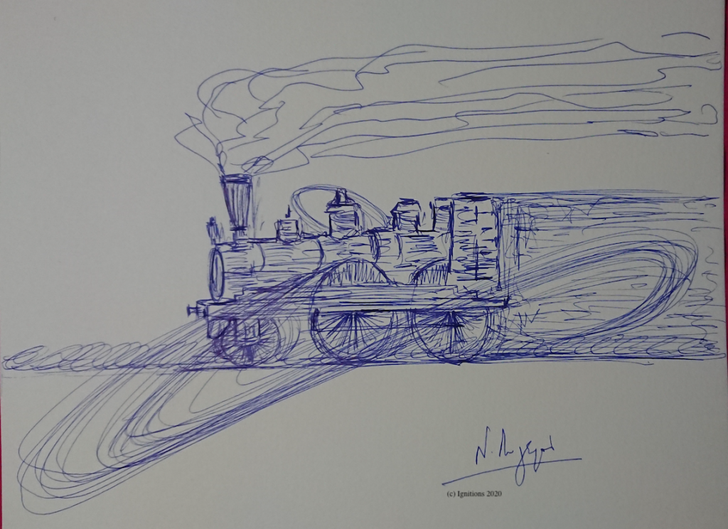 Orient Express. (Dessin) - Opus of N. Lygeros